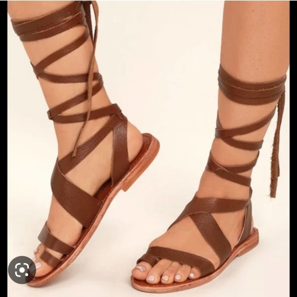 Sbicca | Shoes | Sbicca Vintage Collection Zaylee Brown Leather Laceup ...